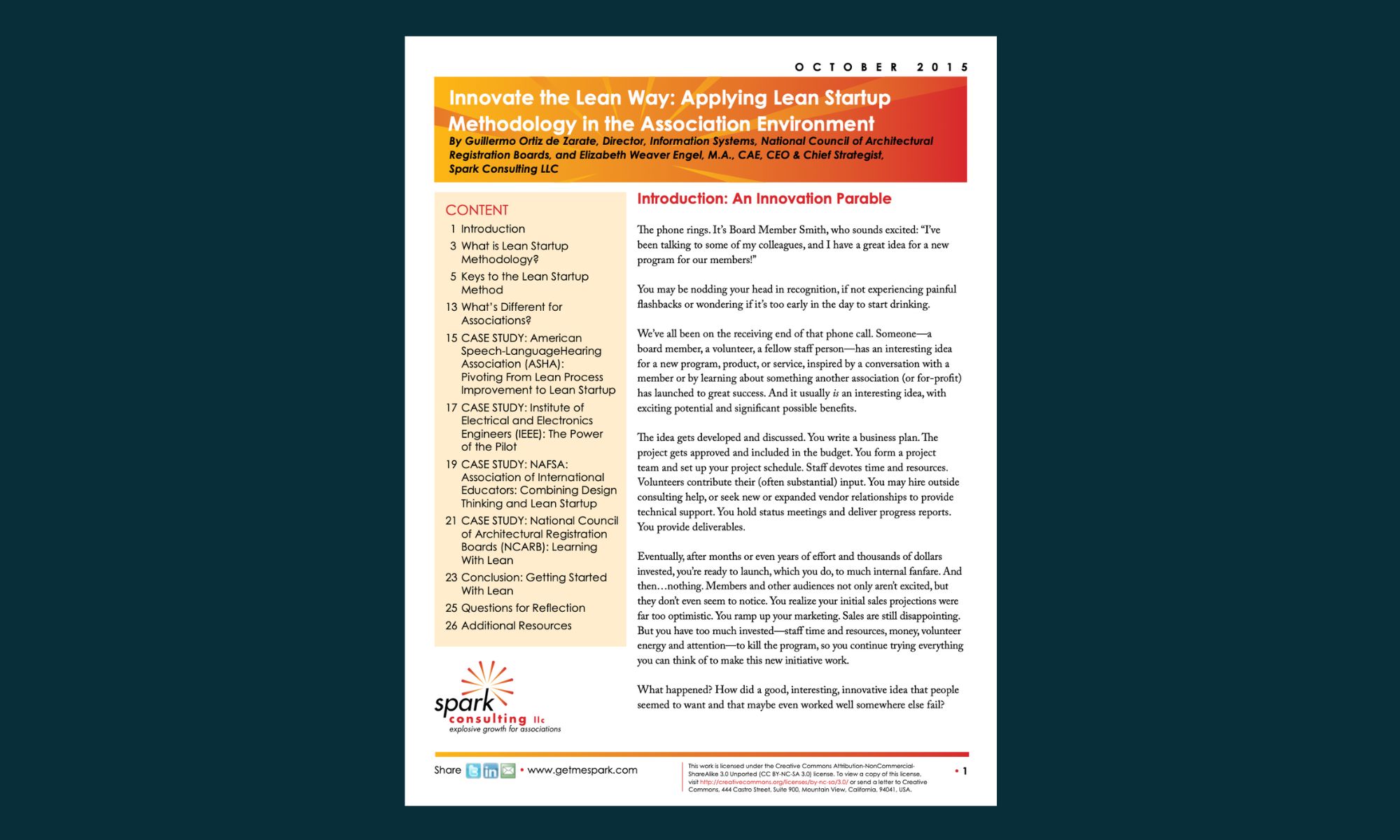 Whitepaper: Lean Startup Methodology for Associations | Professionals ...
